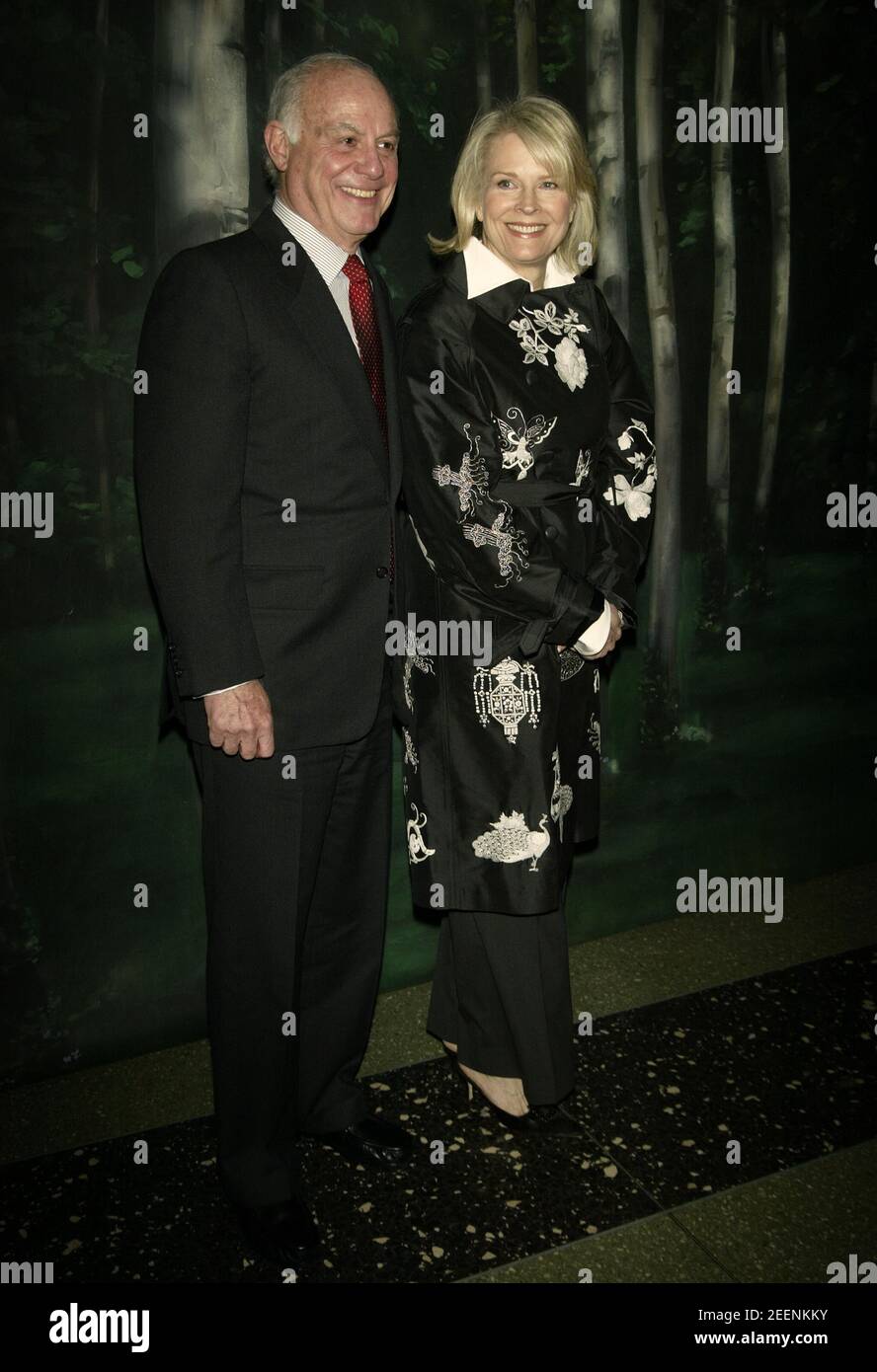 NEW YORK, NY- MARCH 17: Marshall Rose and Candice Bergen arrive for the ...