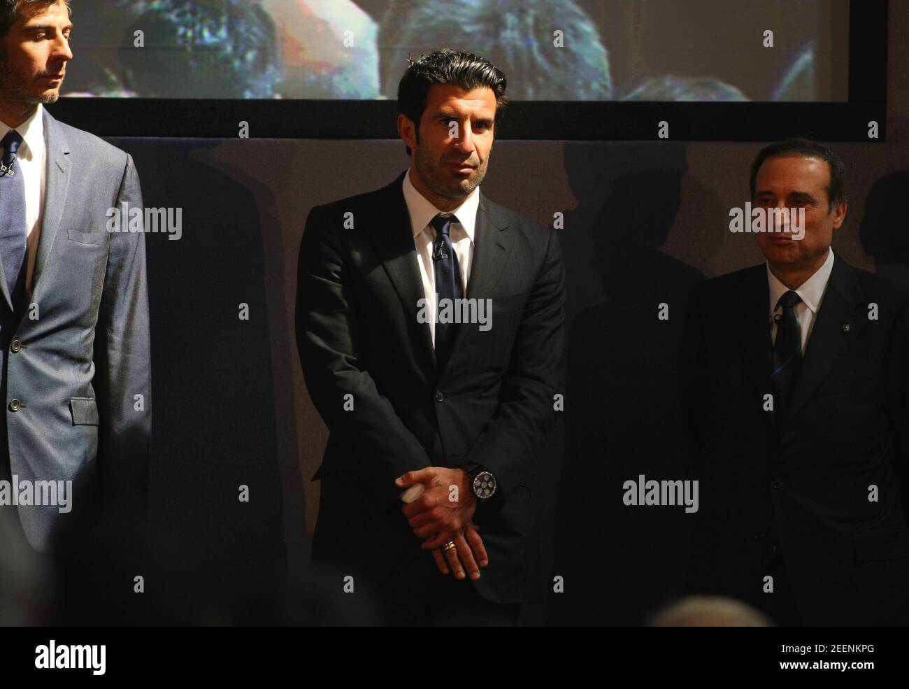 Uefa champions league trophy handover hi-res stock photography and ...