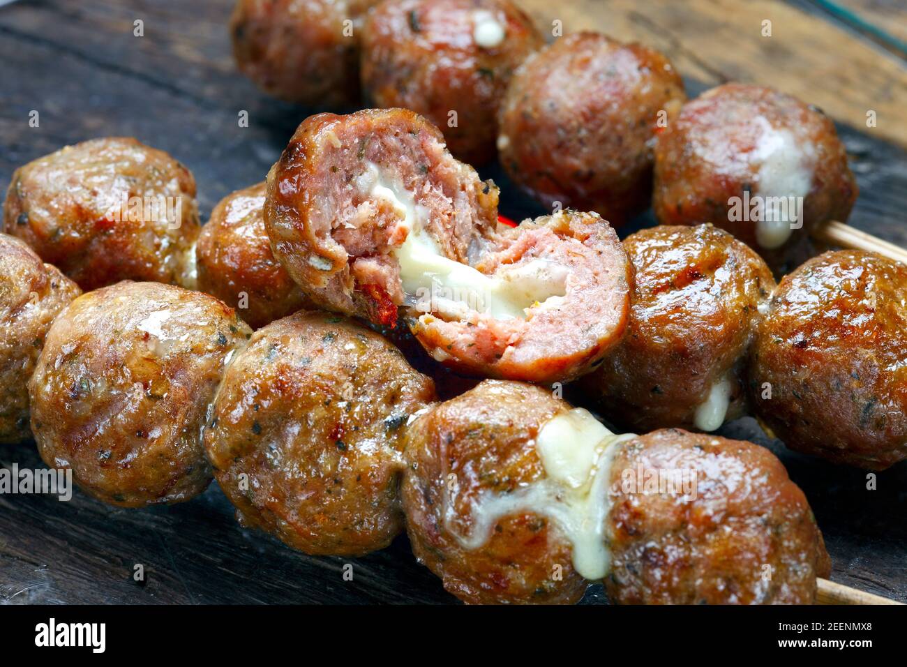 Meatball skewers hi-res stock photography and images - Alamy