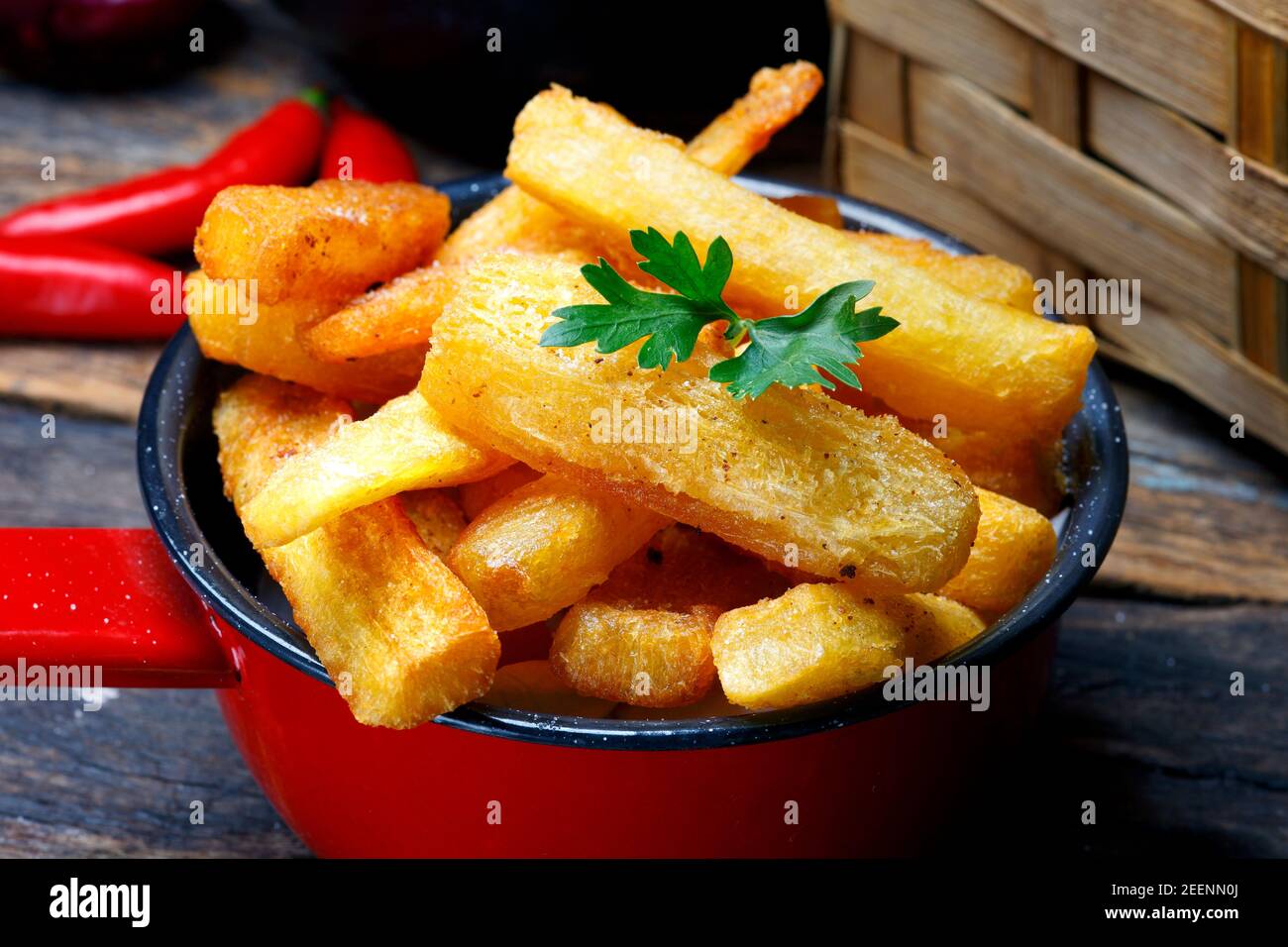 Cassava stick hi-res stock photography and images - Alamy