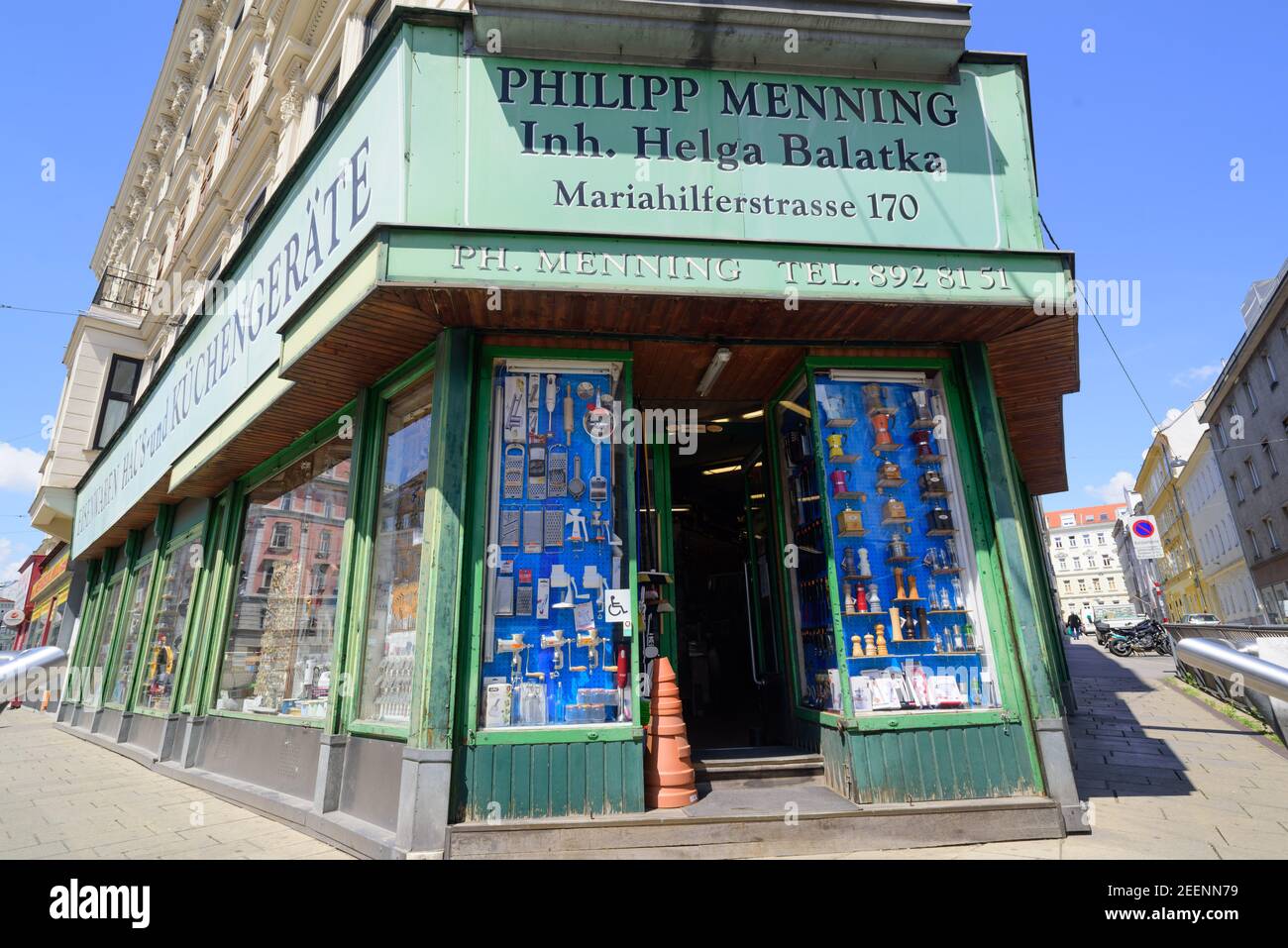 Wien, Eisenwaren Menning-Balatka, Mariahilferstraße 170, 1150 Wien ...