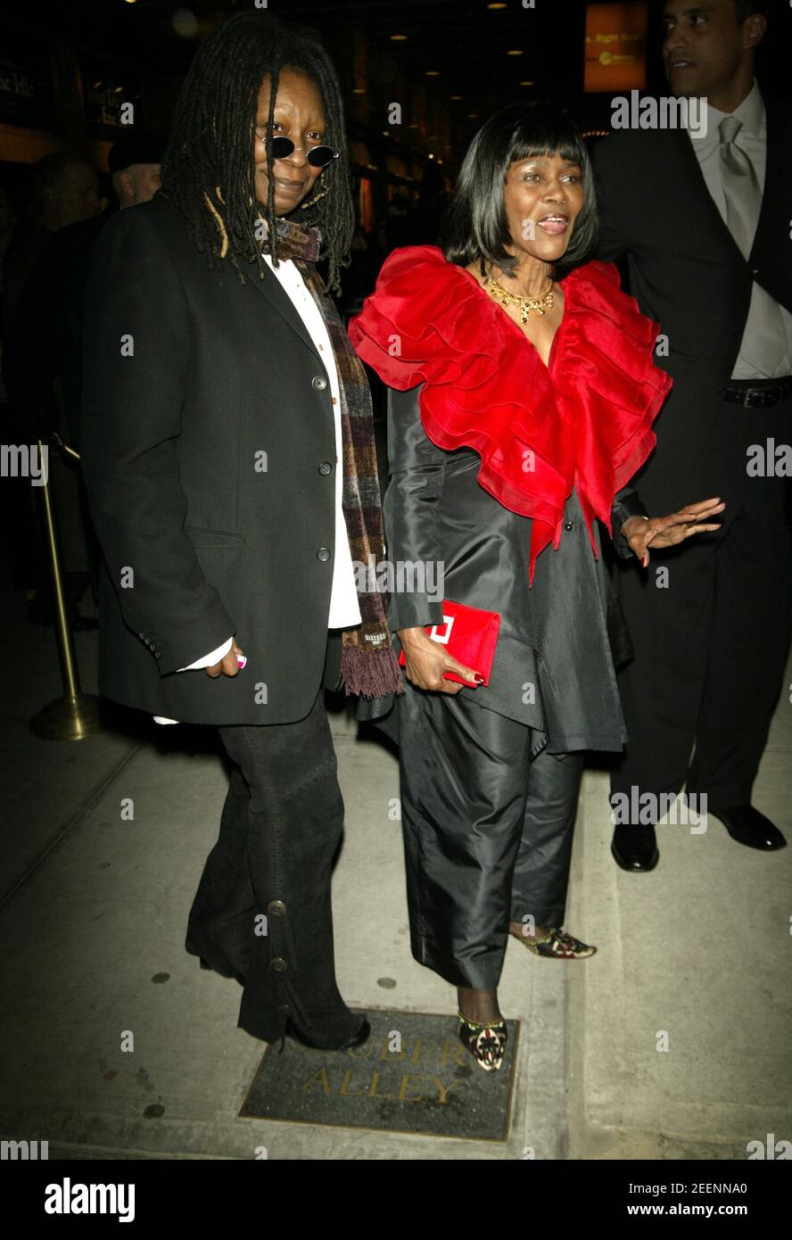 NEW YORK, NY- MARCH 17: Whoopi Goldberg and Cicely Tyson arrive for the ...
