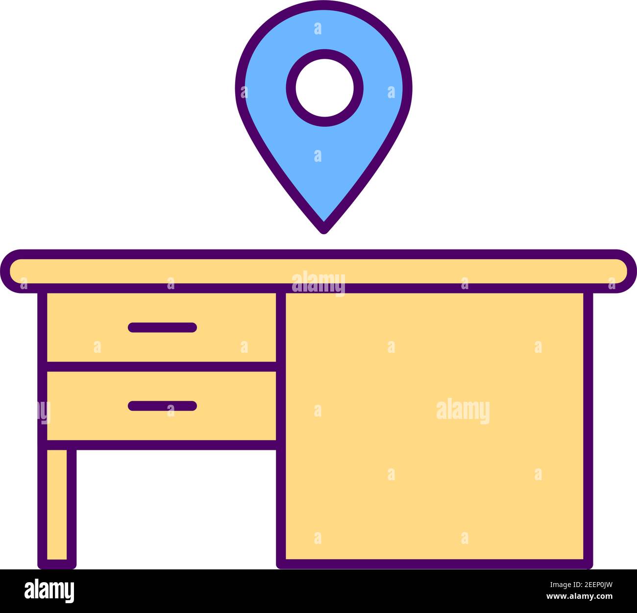 Workspace ergonomics Stock Vector Images - Alamy