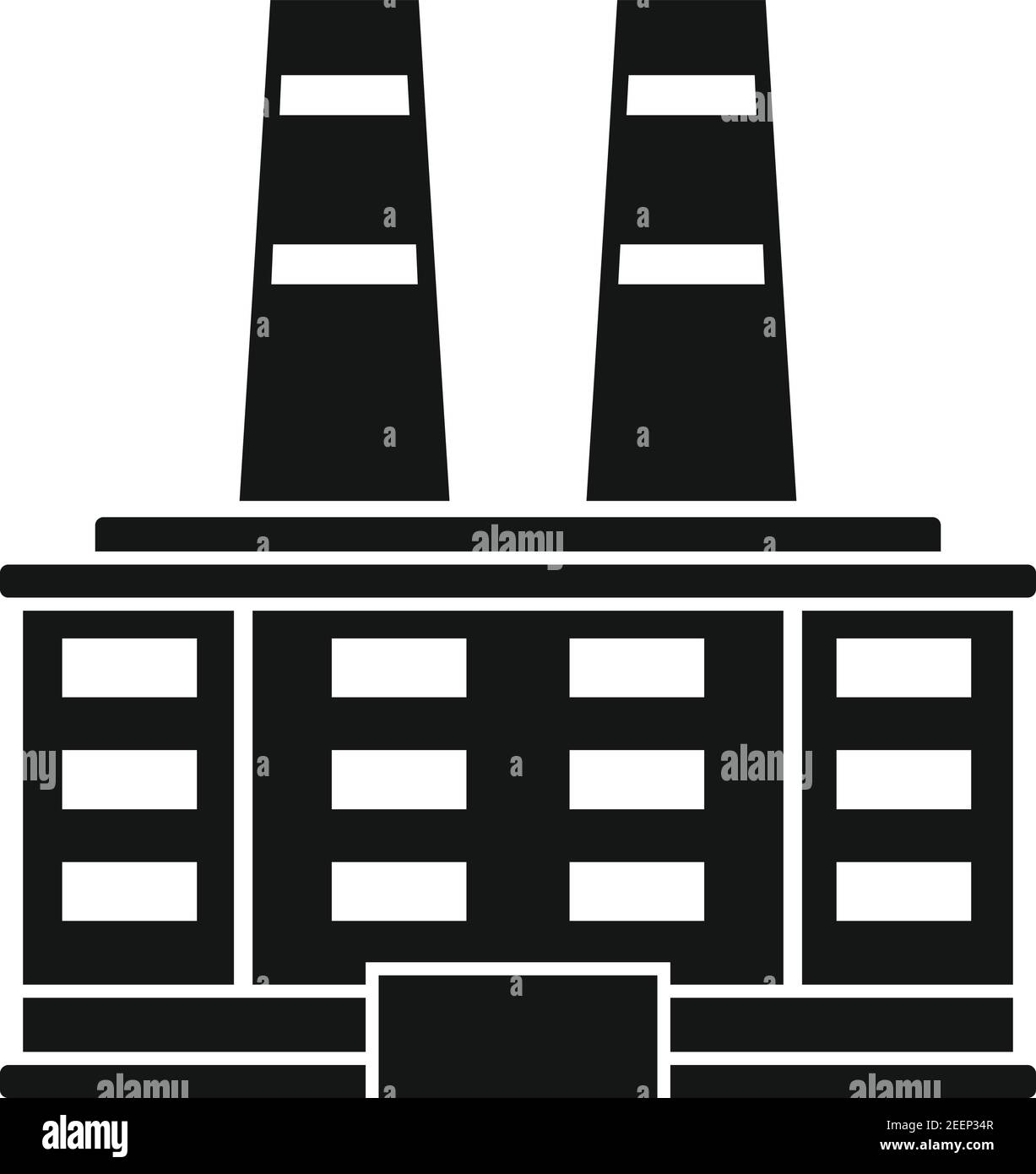 Garbage recycle factory icon, simple style Stock Vector Image & Art - Alamy