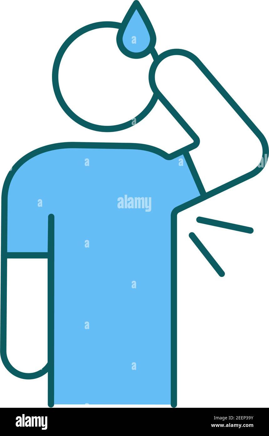 Hyperhidrosis disorder RGB color icon Stock Vector Image & Art - Alamy