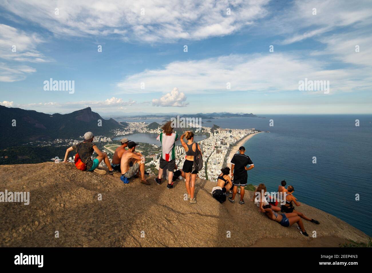 View of two brother mountain, Rio de Janeiro Stock Photo - Alamy