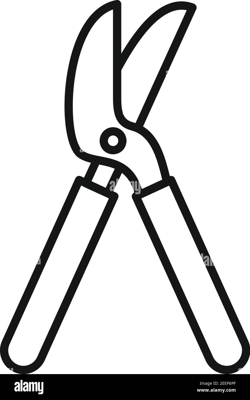 Bush scissors icon outline Stock Vector Images - Alamy