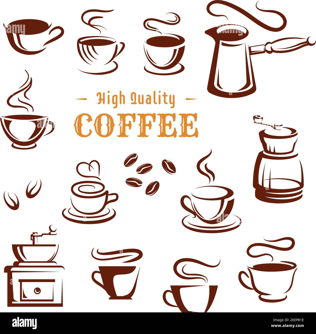 Mug makers Stock Vector Images - Alamy