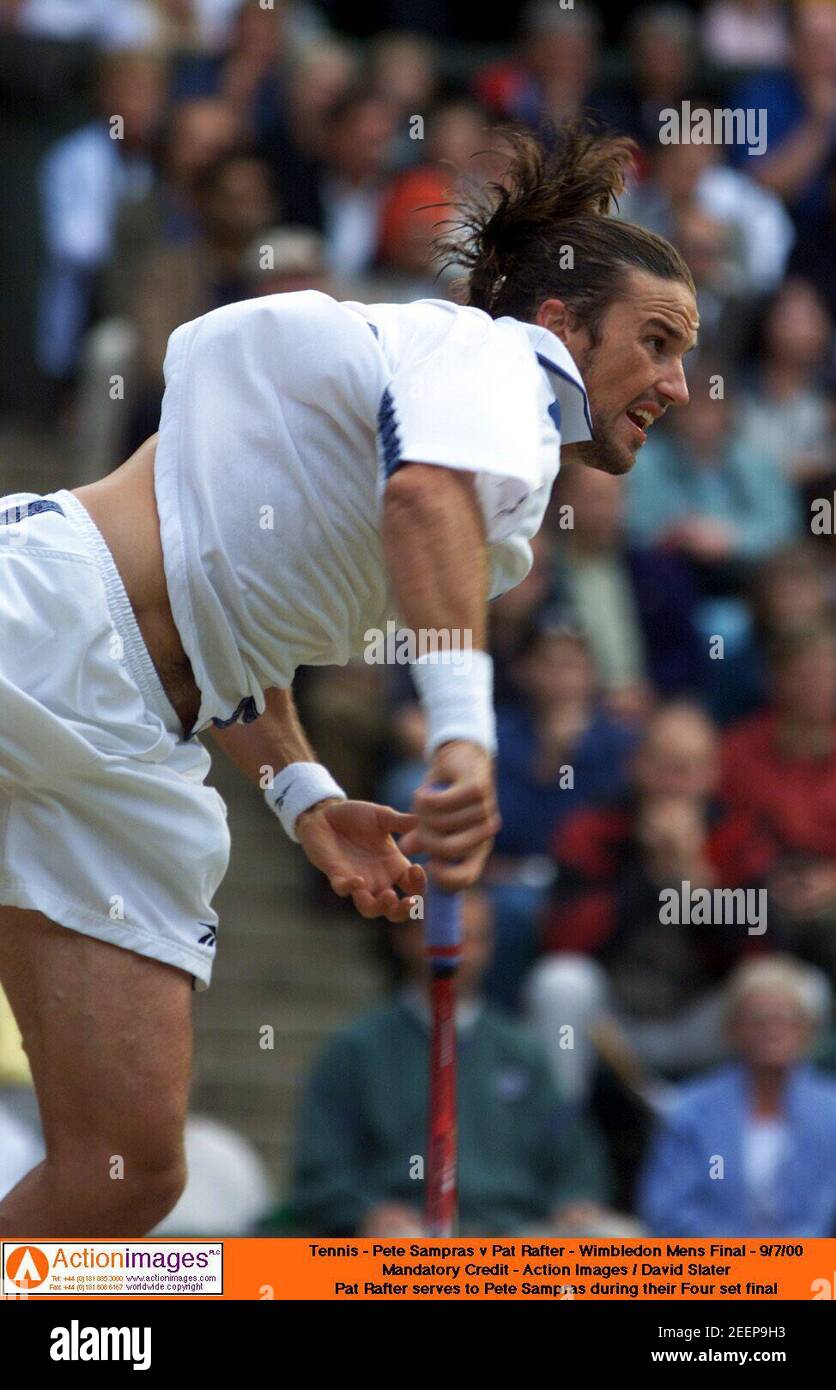 Wimbledon sampras v rafter hi-res stock photography and images - Alamy