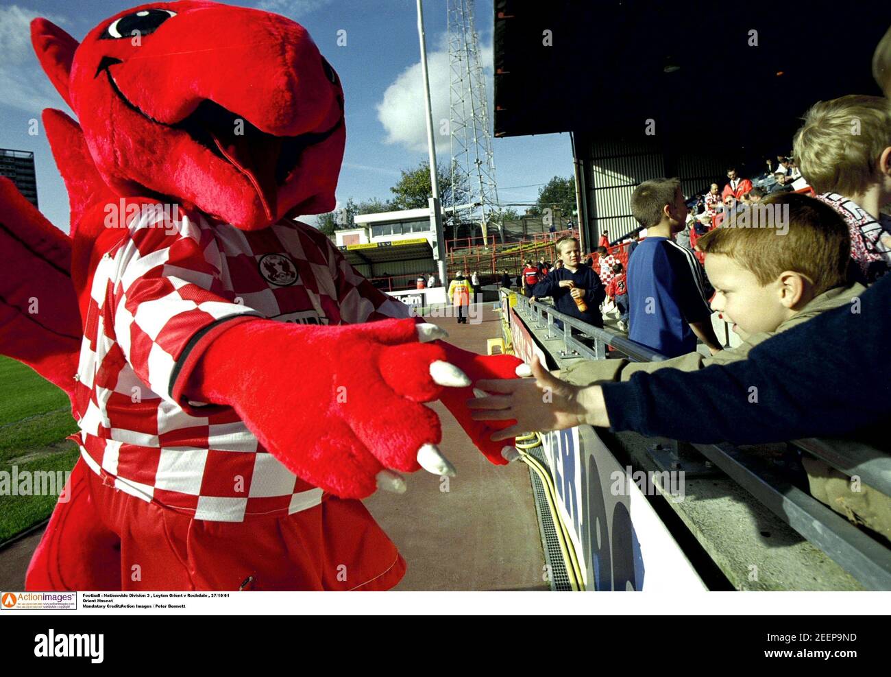 Leyton orient mascot hi-res stock photography and images - Alamy