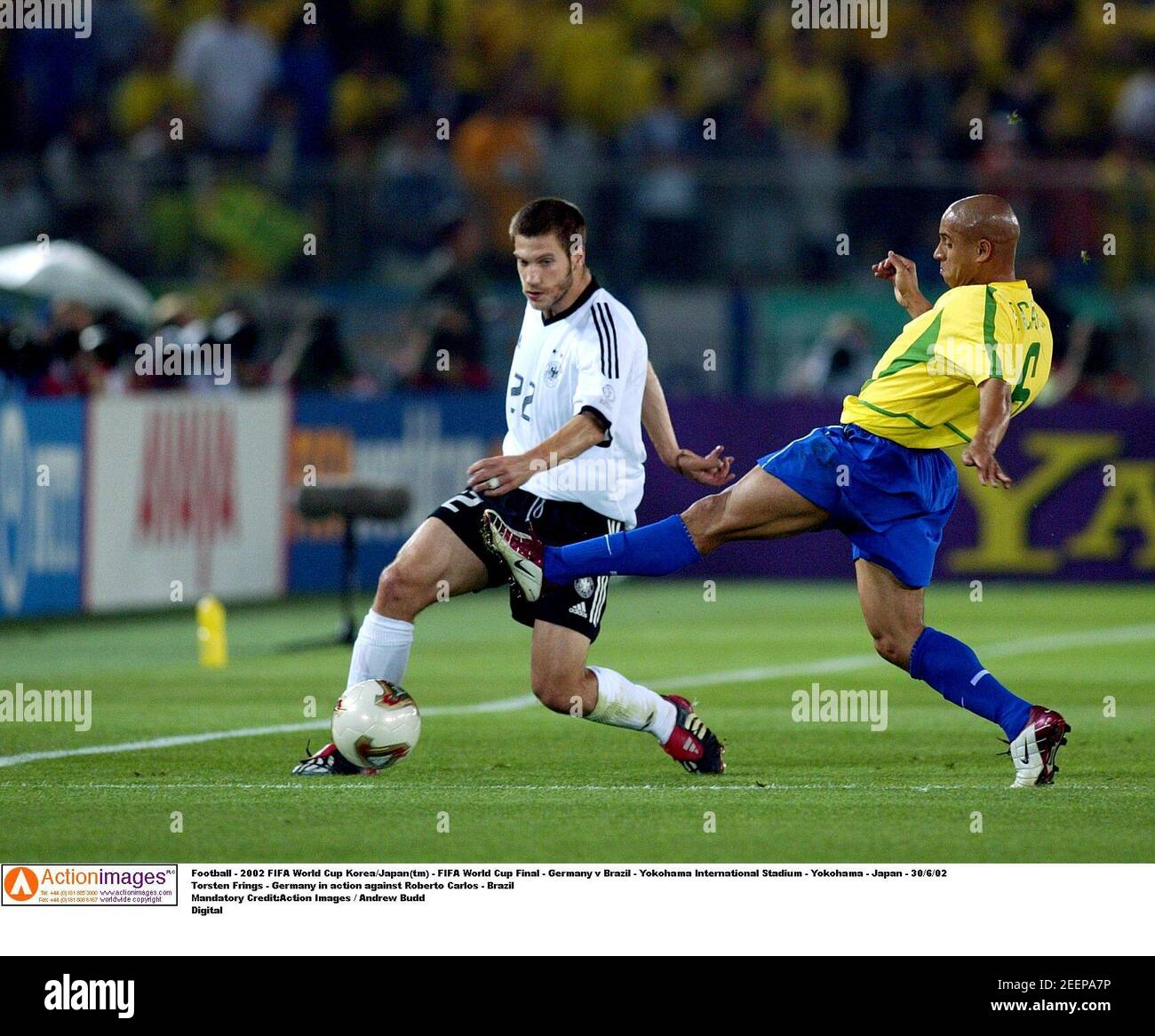 Roberto carlos world cup final 2002 hi-res stock photography and images ...