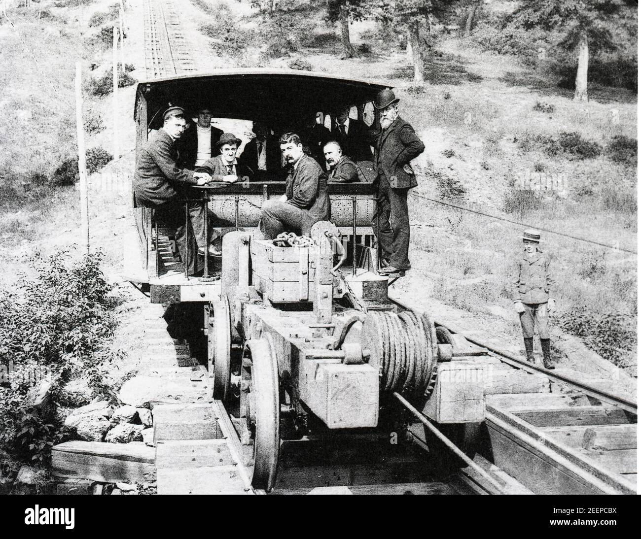 The Switchback Gravity Railroad, built in 1827, was only the second ...