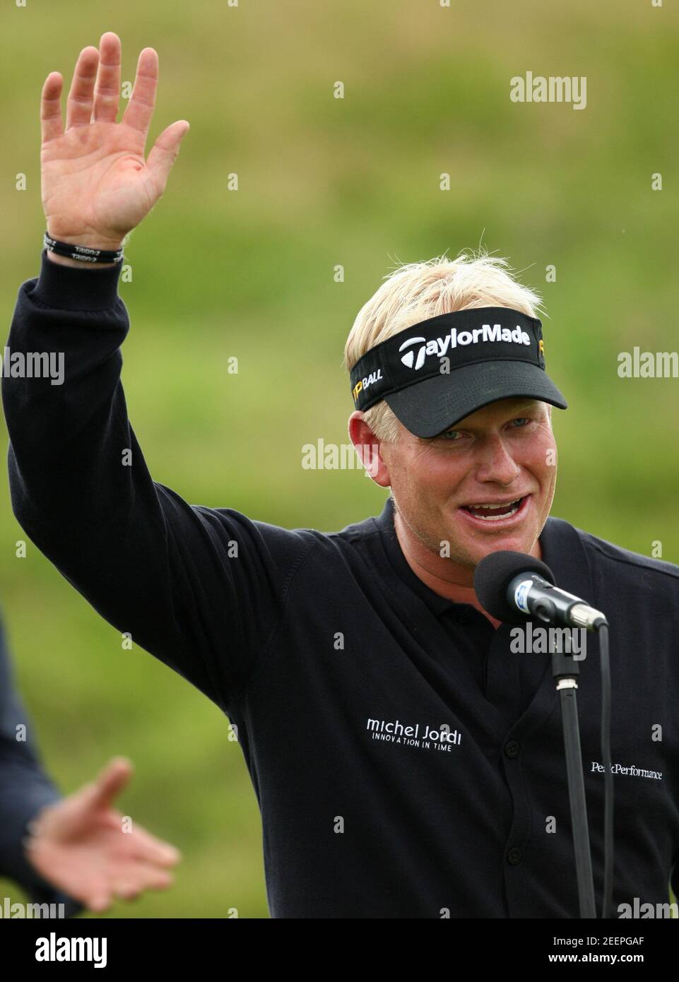 Swedens peter hedblom celebrates winning johnnie walker championships ...