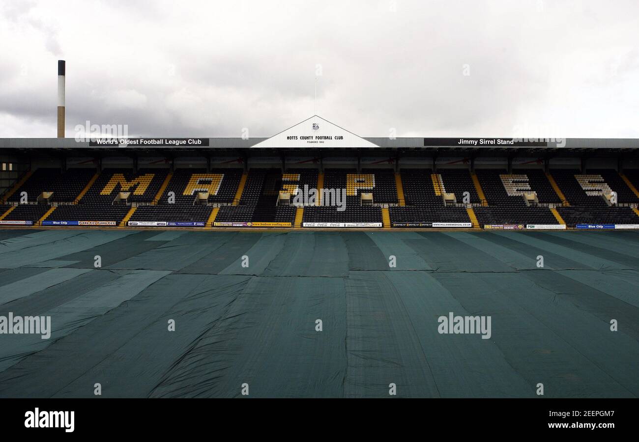 Notts county meadow lane football ground hi-res stock photography and ...
