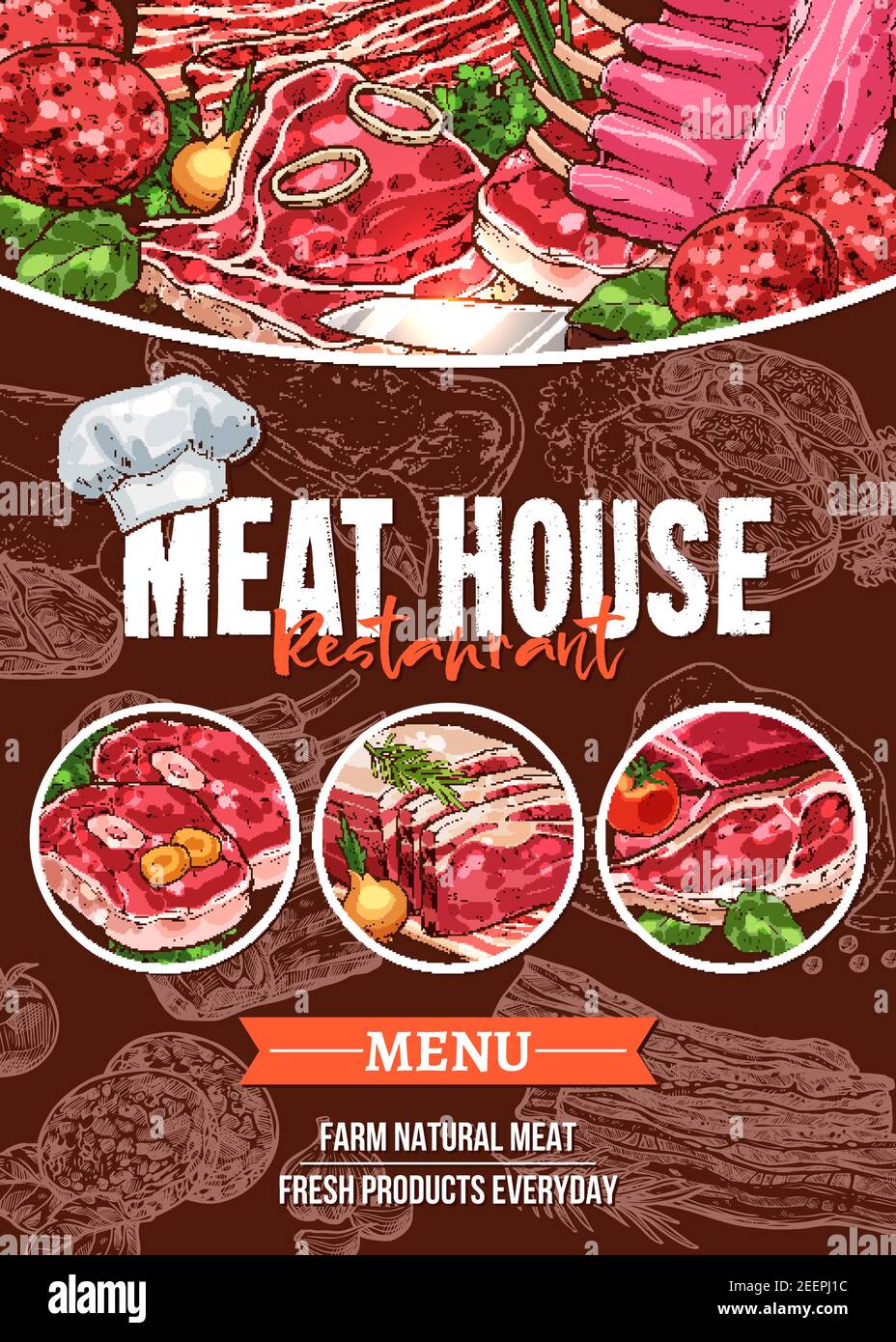 Raw ground beef patty Stock Vector Images - Alamy