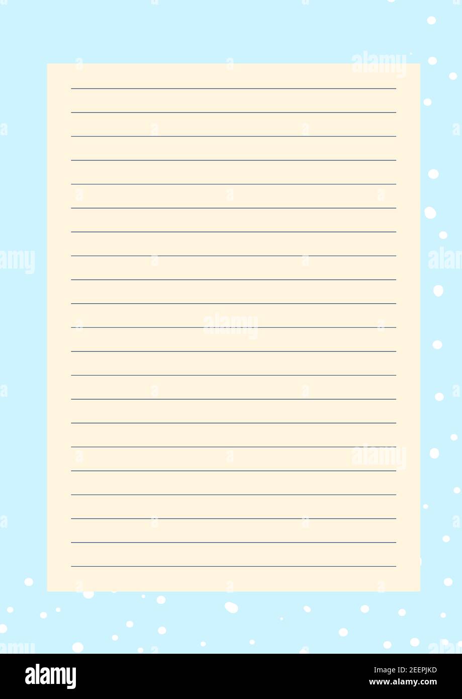 A4 Lined Paper High Resolution Stock Photography and Images - Alamy