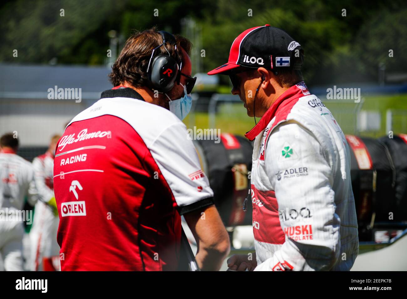 RAIKKONEN Kimi (fin), Alfa Romeo Racing C39 on the grid during the ...