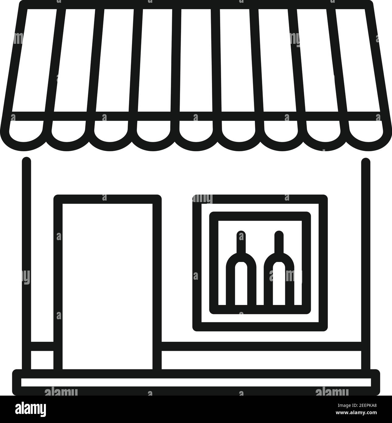 Liquor store exterior Stock Vector Images - Alamy