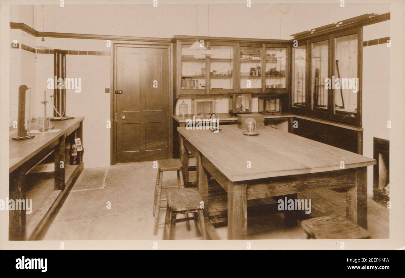 Vintage Scientists In Lab