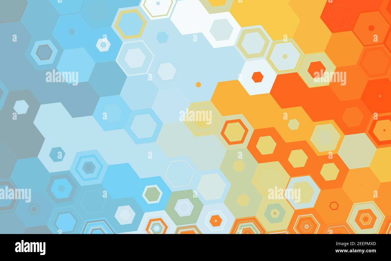 Honeycomb gradient hi-res stock photography and images - Alamy