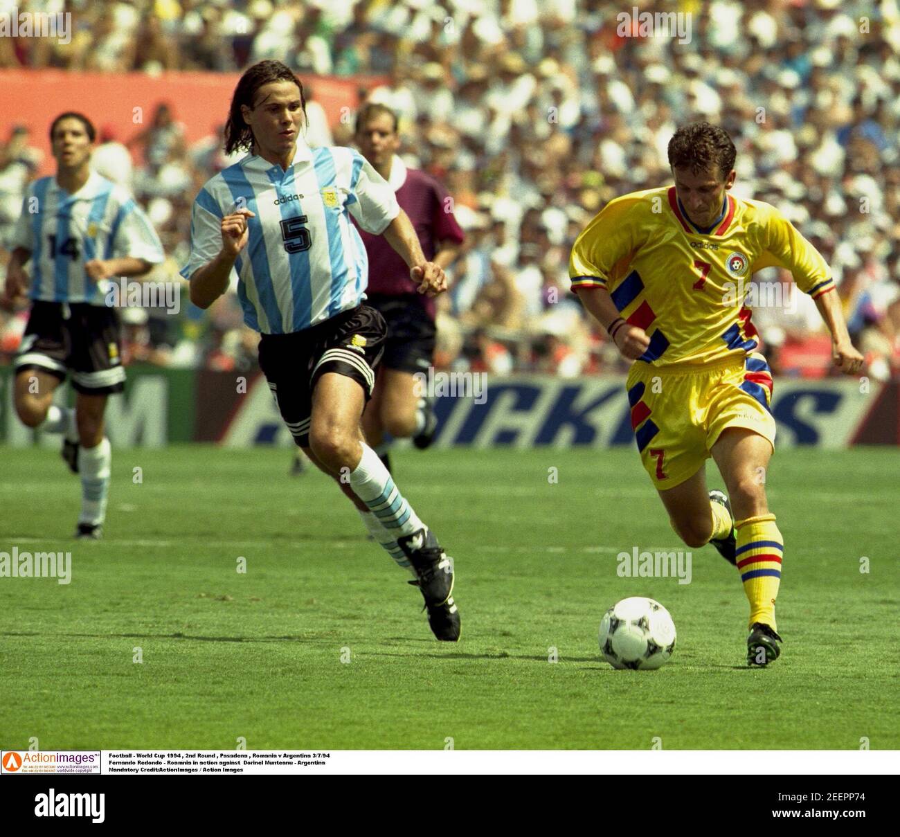 Romania v argentina soccer world cup 94 hi-res stock photography and ...