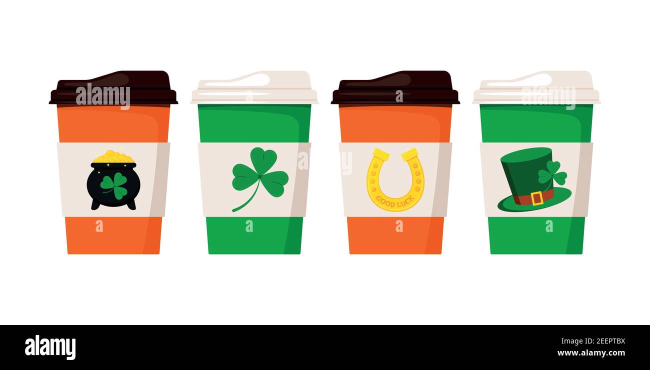 March cups Stock Vector Images - Alamy