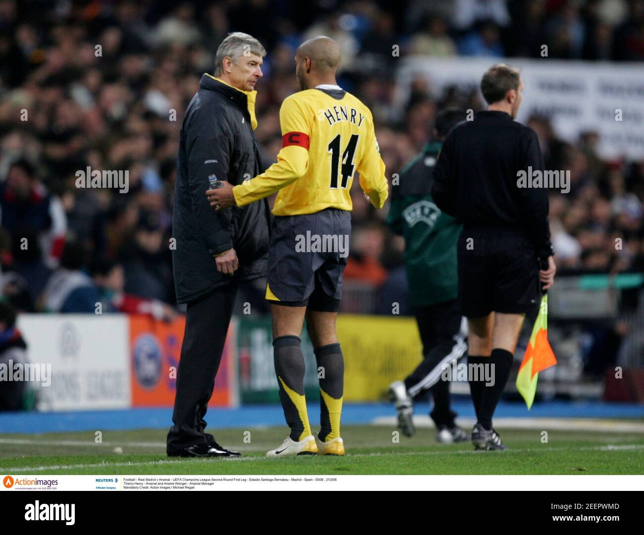 Santiago bernabeu thierry henry hi-res stock photography and images - Alamy