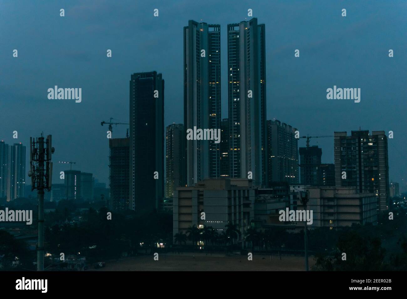 Indian suburb building hi-res stock photography and images - Alamy