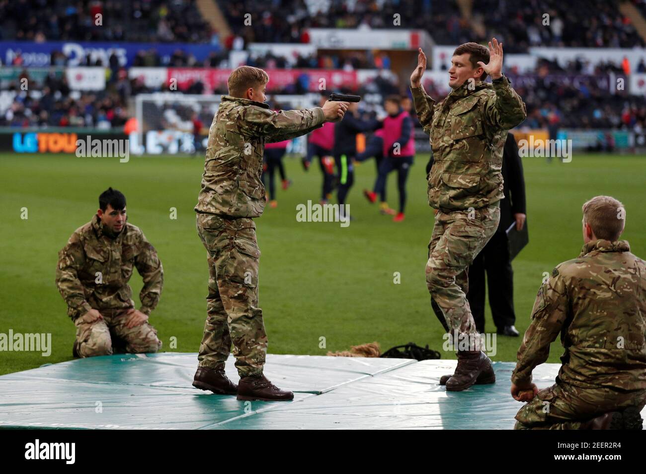 Swansea stadium pitch hi-res stock photography and images - Alamy