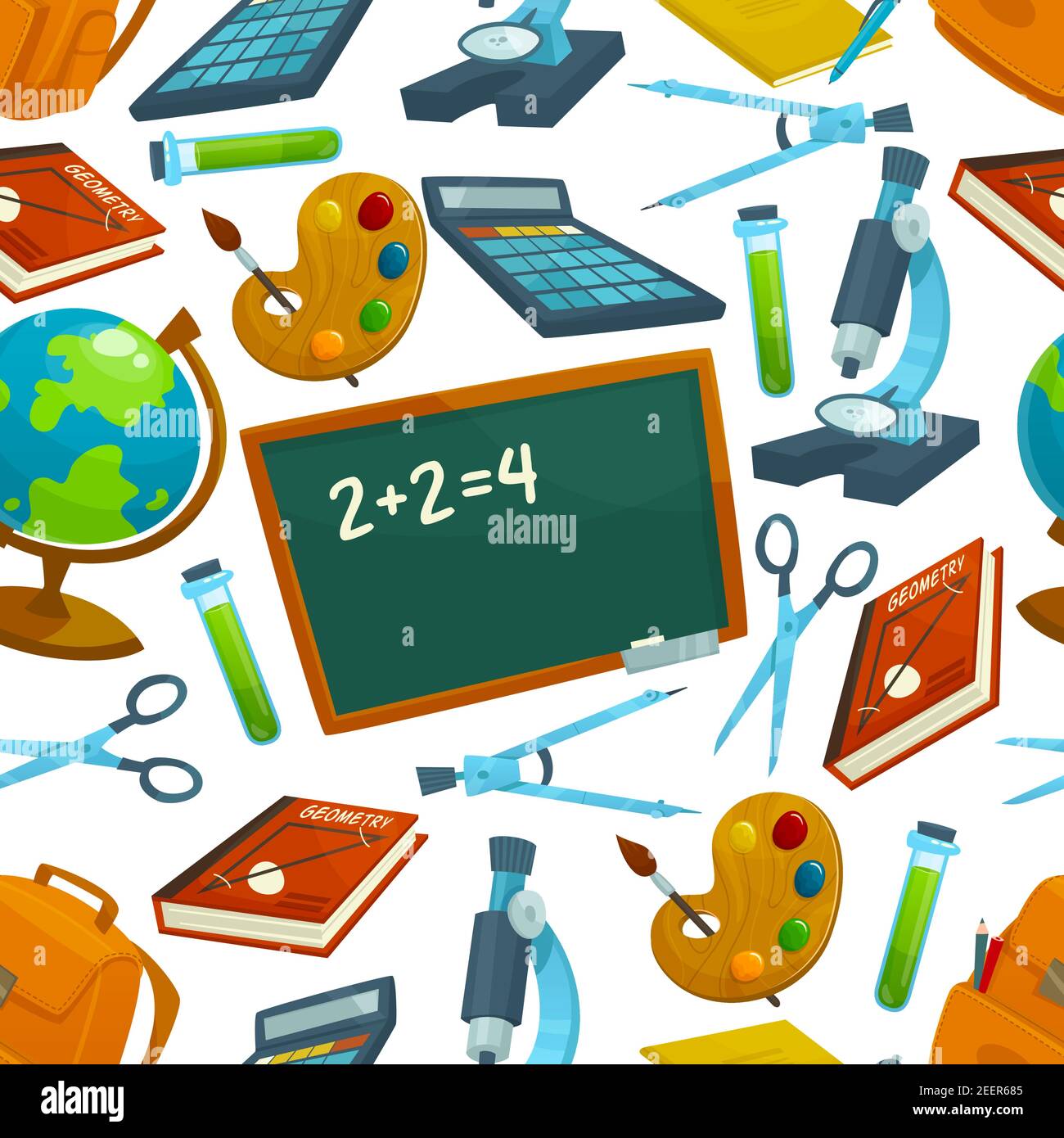 Notepad pencil calculator on Stock Vector Images - Alamy