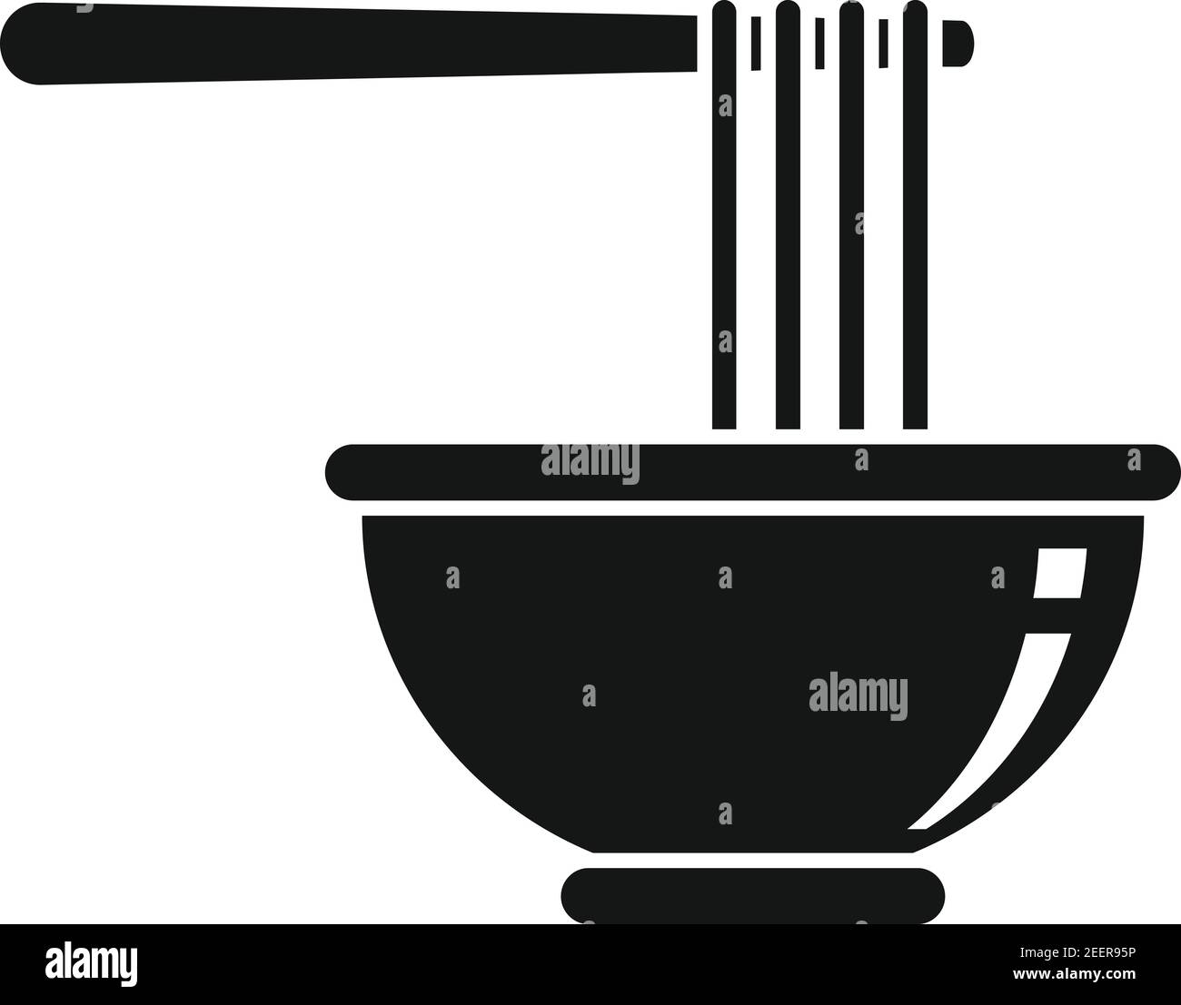 Bowl ramen icon, simple style Stock Vector Image & Art - Alamy
