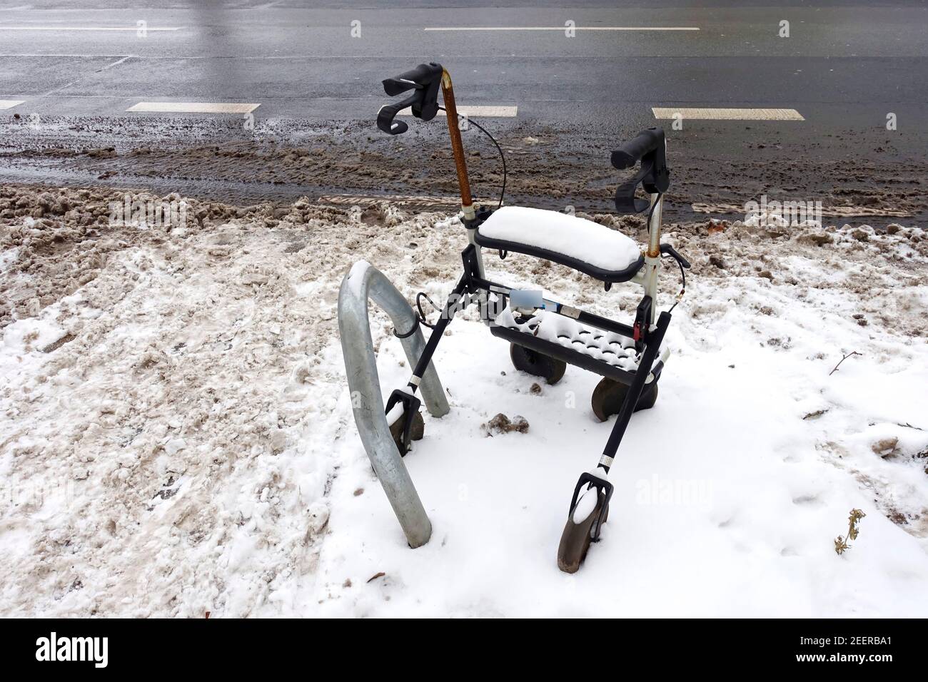 Rollator parking hi-res stock photography and images - Alamy