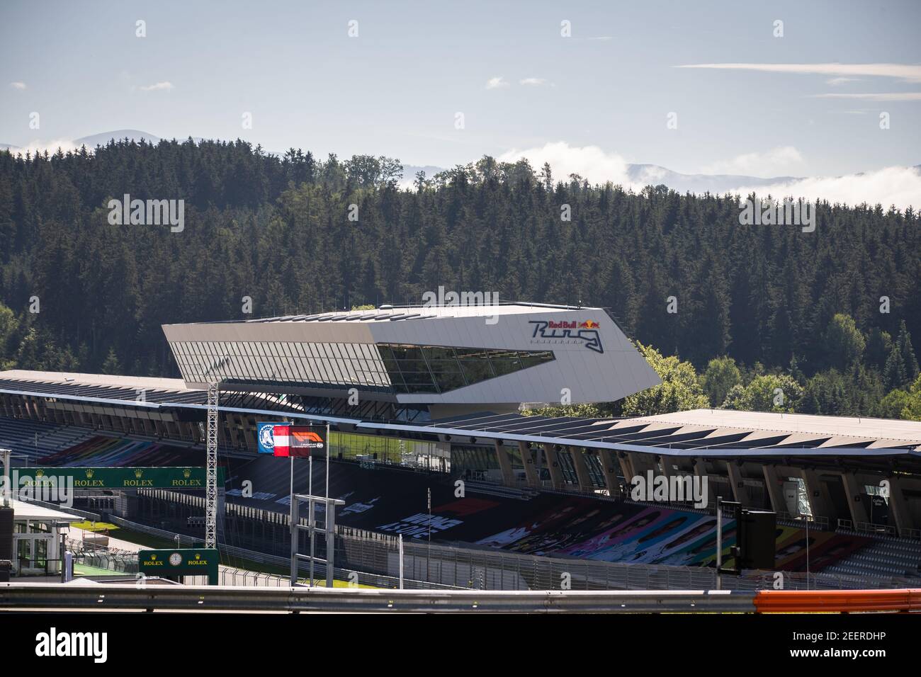 main grandstands, gradins, empty during the Formula 1 Rolex Grosser ...