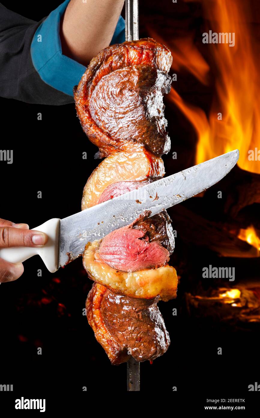 Picanha, traditional Brazilian barbecue Stock Photo - Alamy