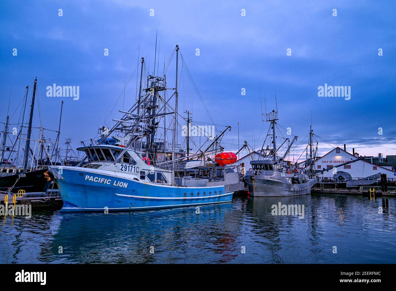 Fishing boats, Gulf of Georgia Cannery, Steveston, Richmond, British ...