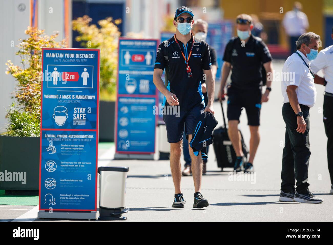 LATIFI Nicholas (can), Williams Racing F1 FW43, portrait during the ...