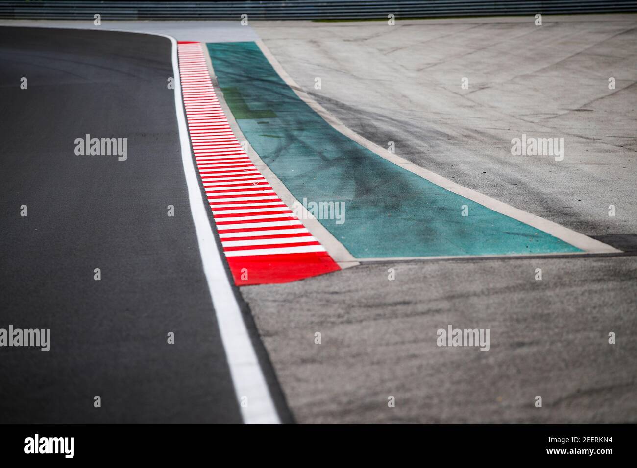 Track kerb details during the Formula 1 Aramco Magyar Nagydij 2020 ...