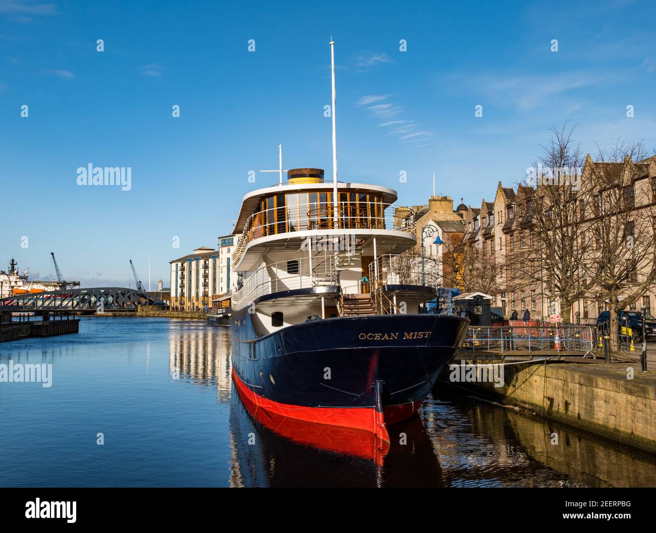 Completed conversion of Ocean Mist steamer ship to floating hotel, The ...