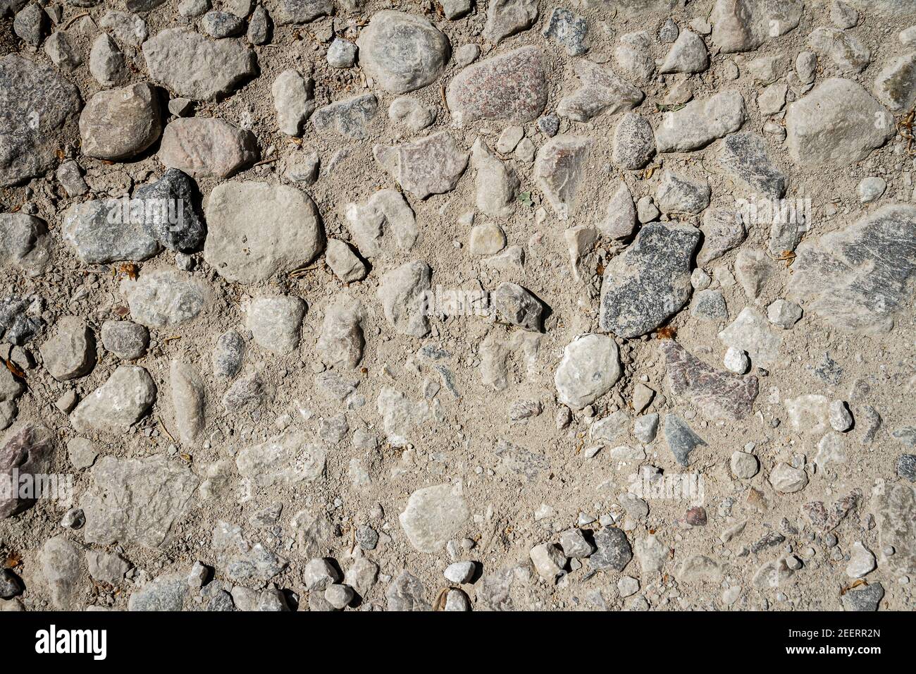 Gray little stones and ground texture background. Abstract gavel ...