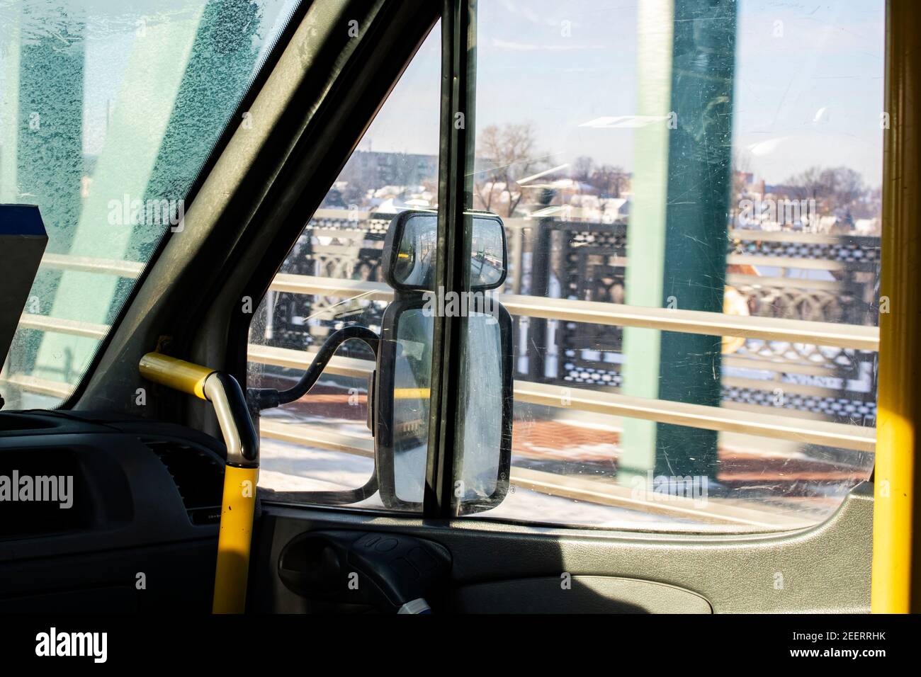 Road side view from inside car hi-res stock photography and images - Alamy