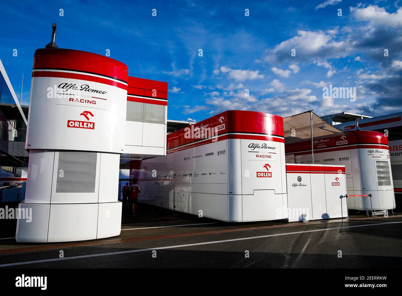 Alfa Romeo Racing ORLEN Team, motorhomes ambiance during the Formula 1 ...