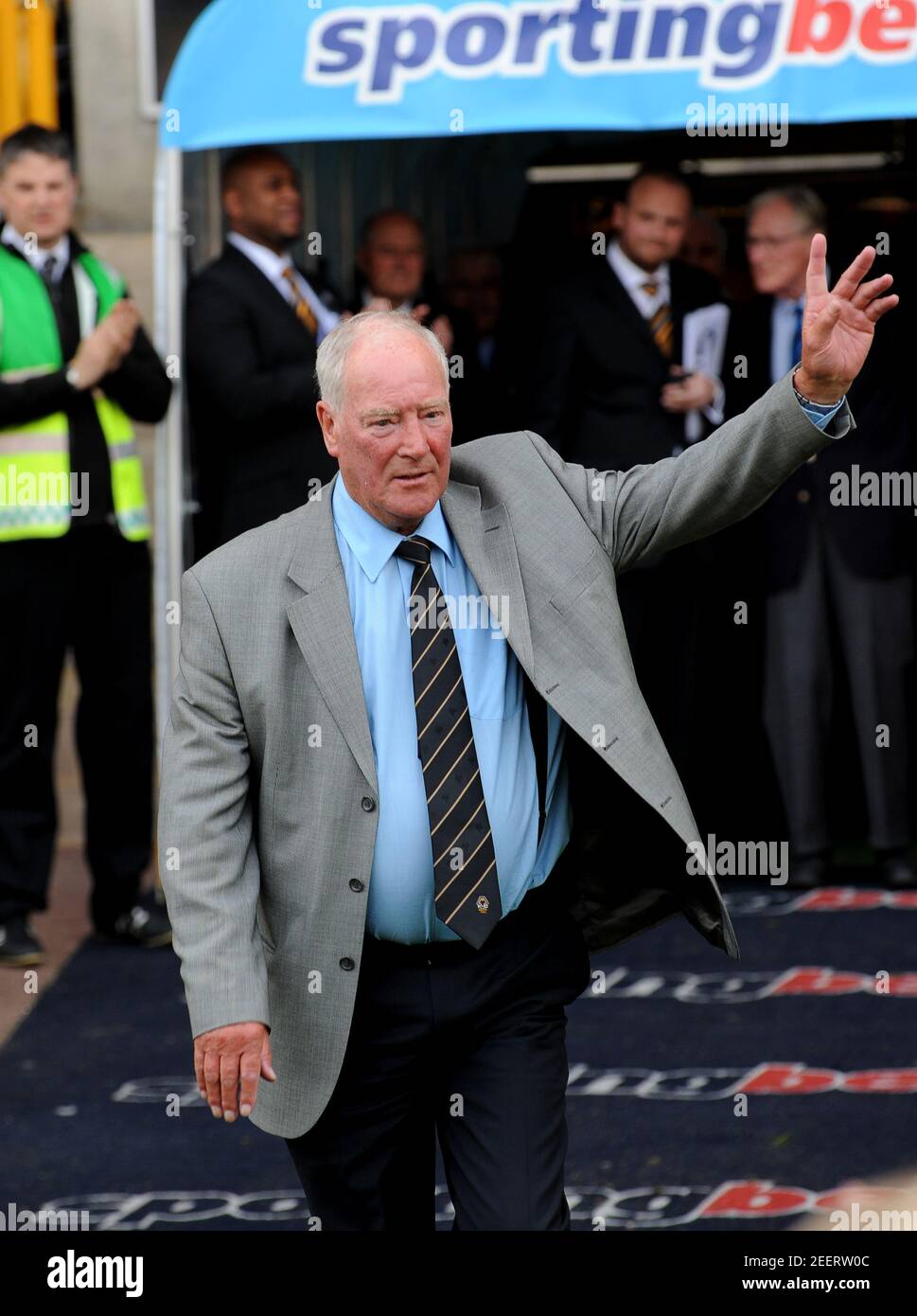 Former Wolves and England footballer Ron Flowers in 2010 Stock Photo ...