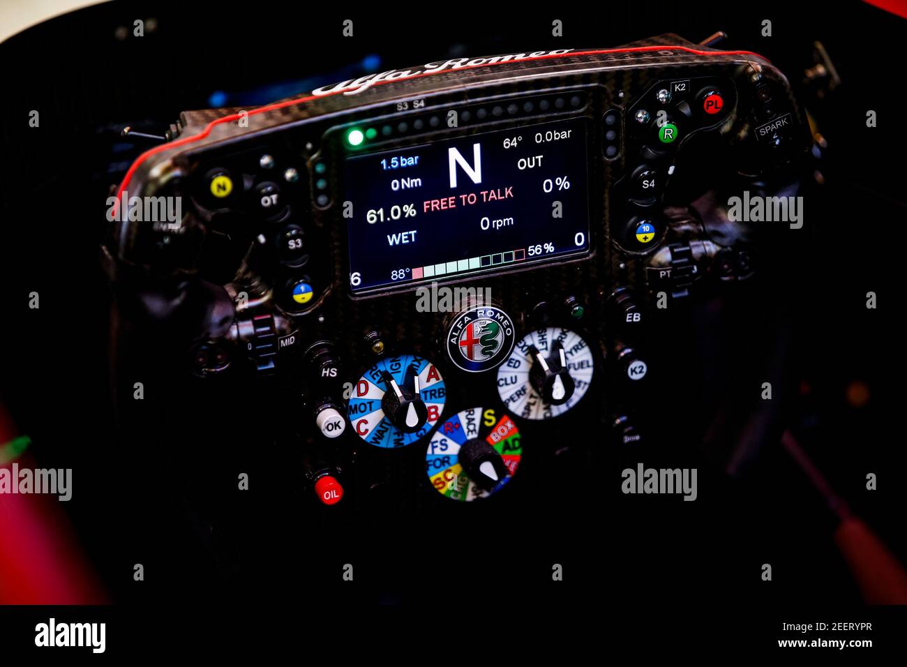 Red bull racing steering wheel hi-res stock photography and images - Alamy