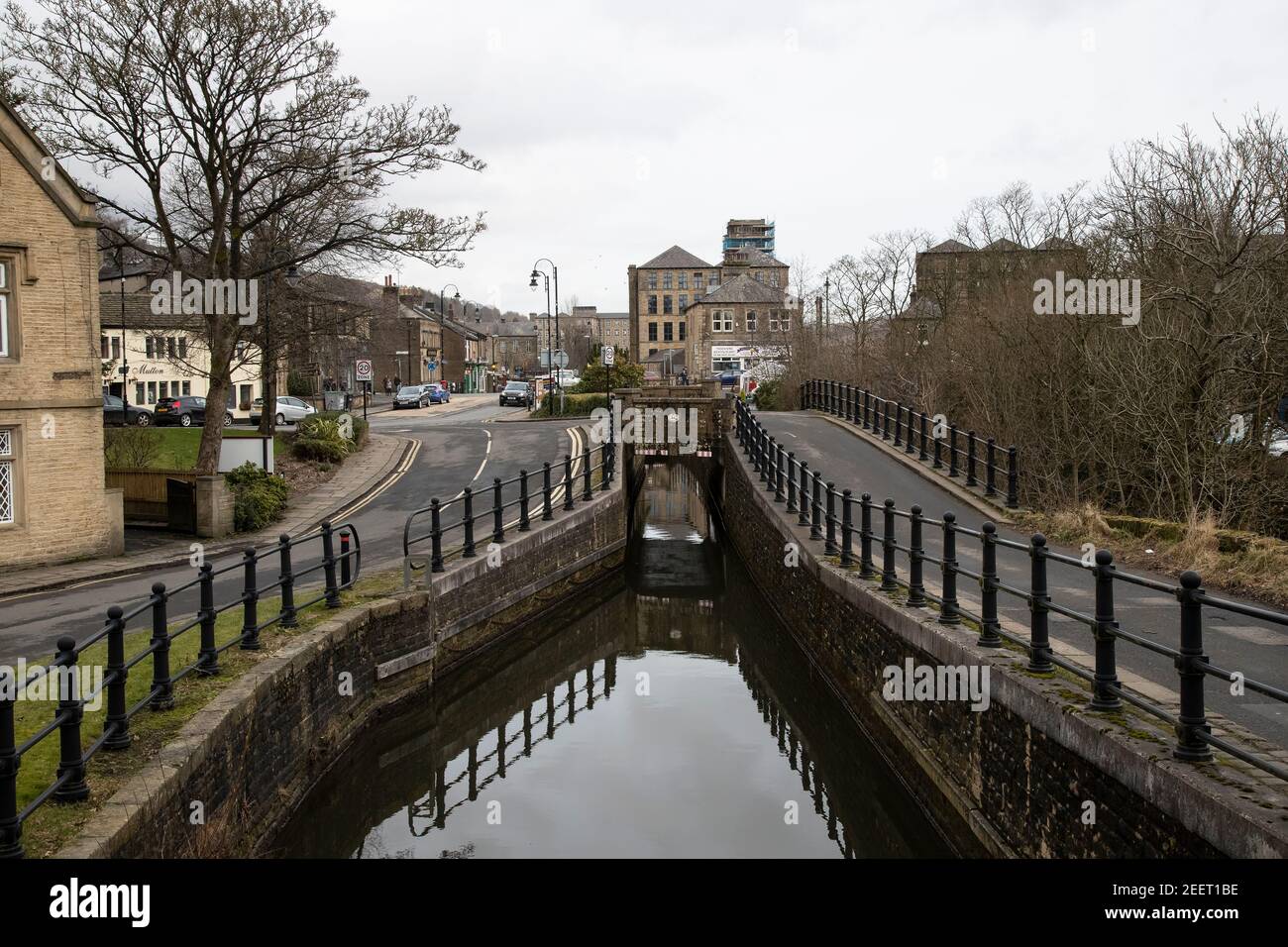 Slaithwaite village in West Yorkshire is the only English town with a ...