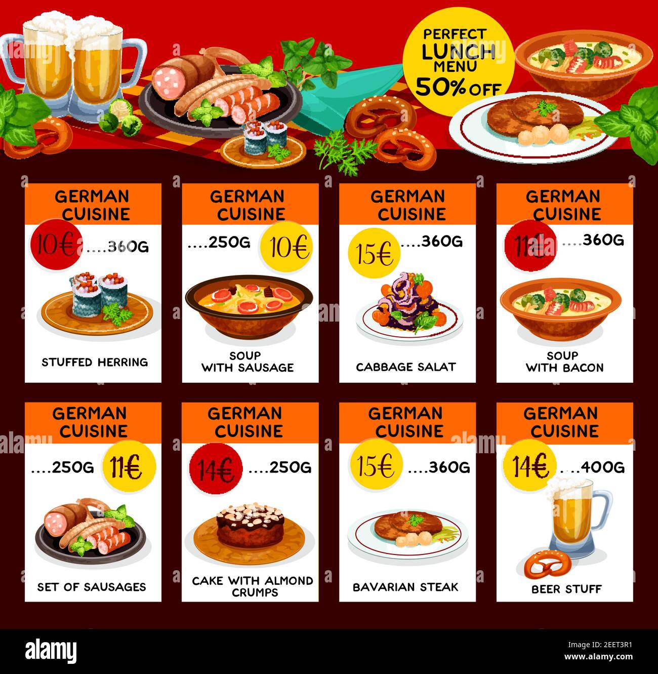 German crumb pastry Stock Vector Images - Alamy