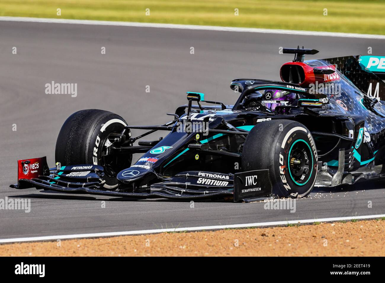 Mercedes amg f1 w11 a puncture hi-res stock photography and images - Alamy