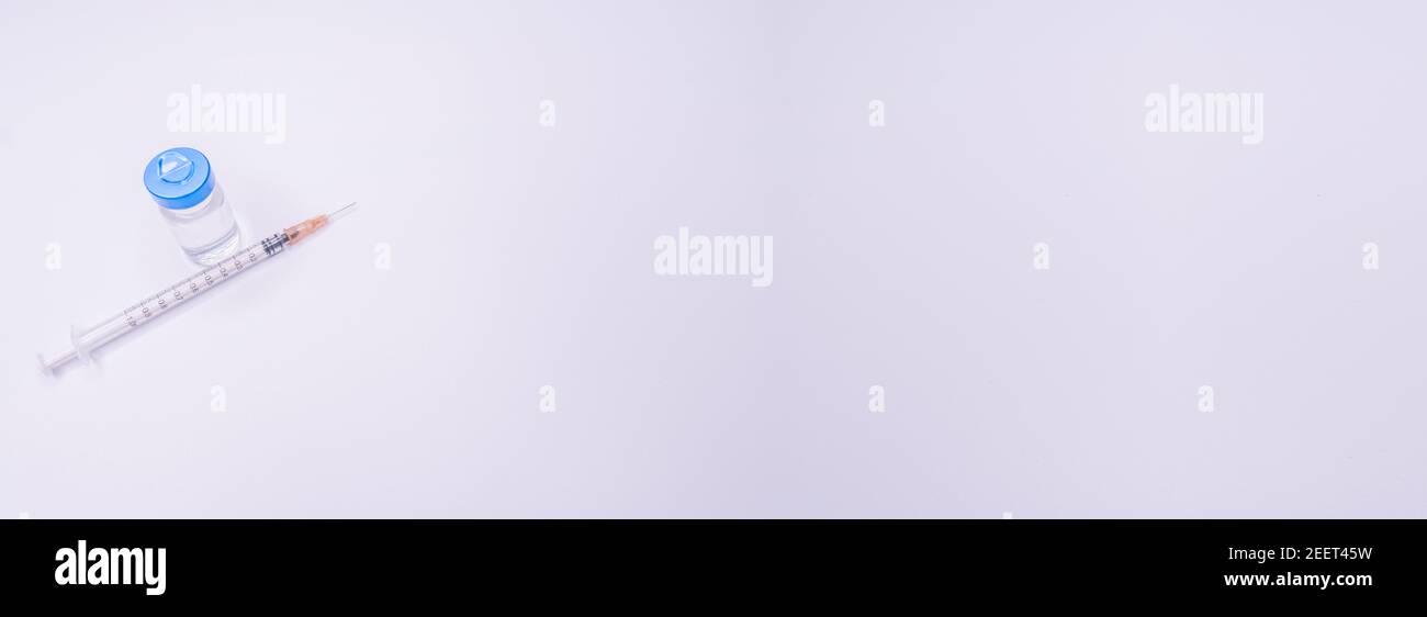 Vaccine and syringe injection. prevention,immunization and treatment ...