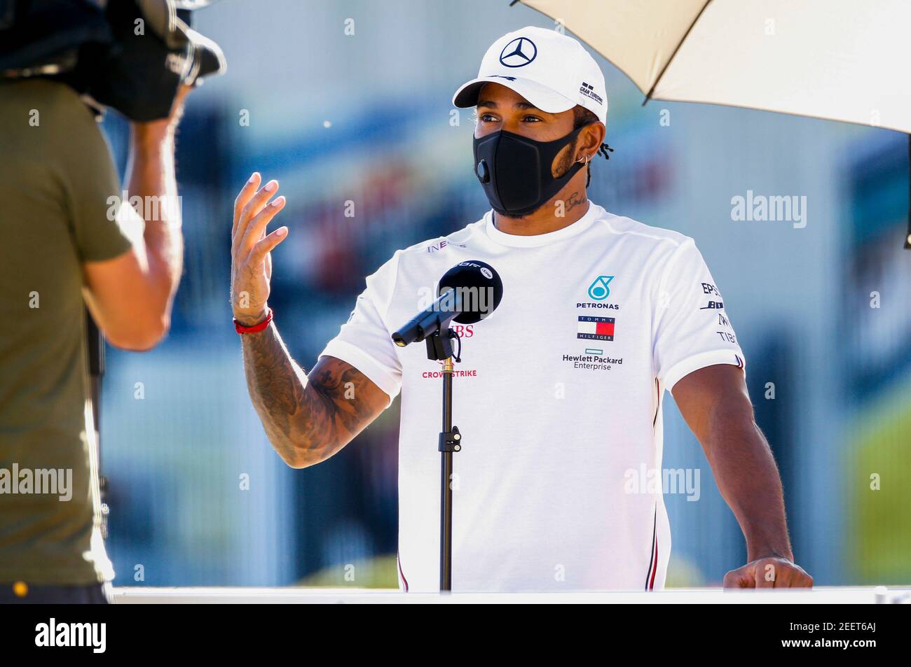 Lewis hamilton british grand prix 2020 hi-res stock photography and ...