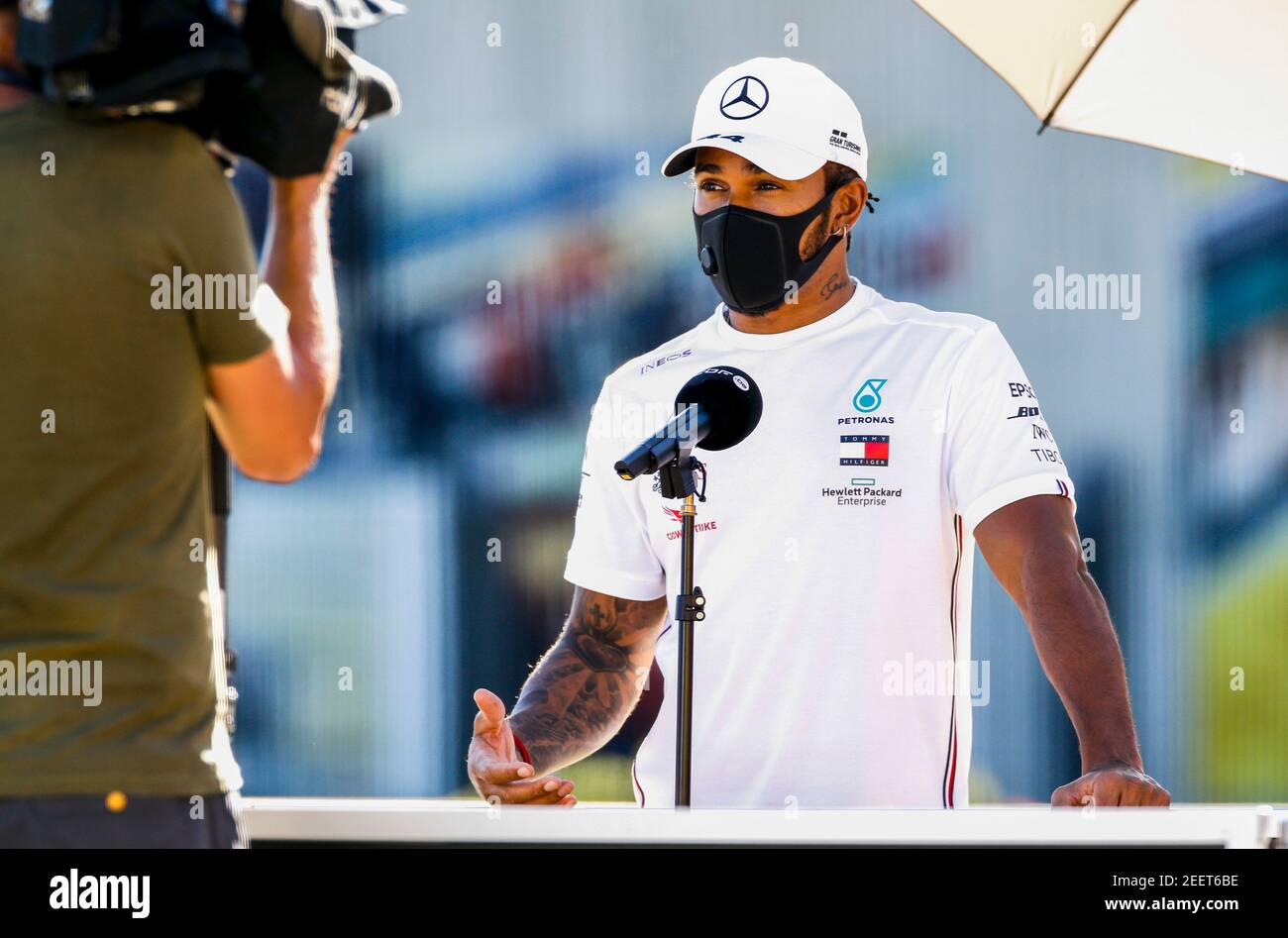 Lewis hamilton british grand prix 2020 hi-res stock photography and ...