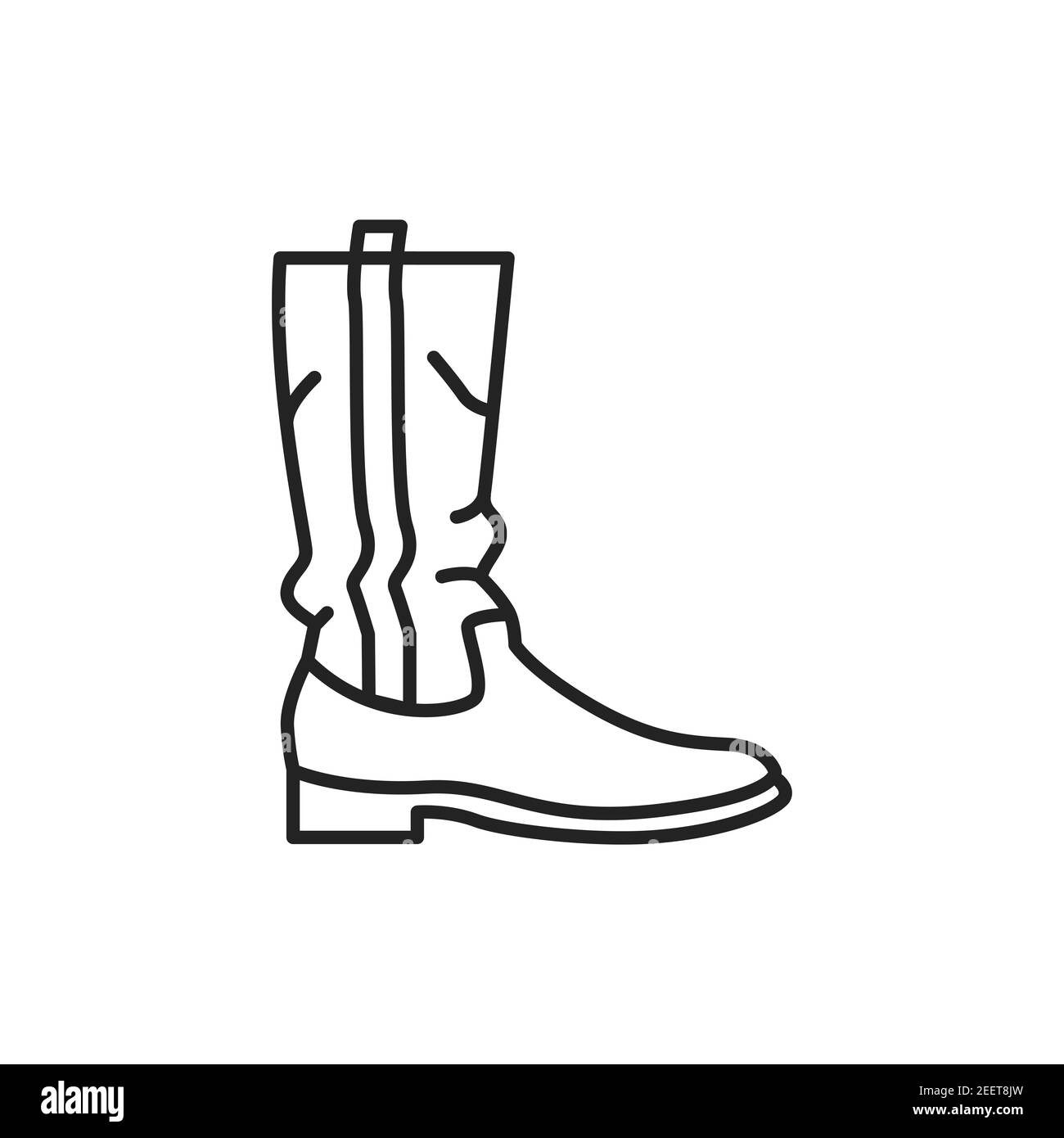 Boots olor line icon. Pictogram for web page, mobile app, promo. UI UX ...